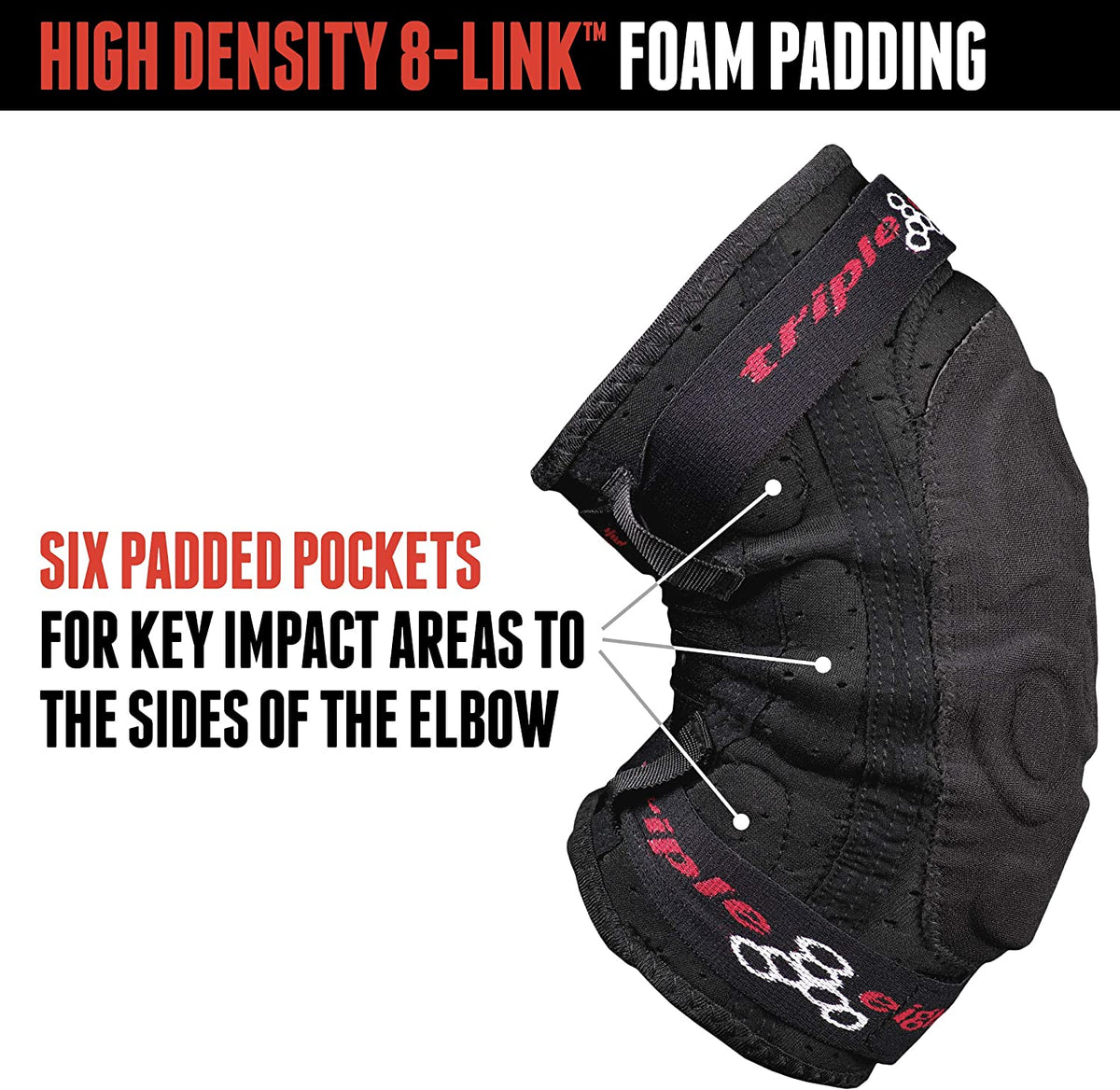 Triple 8 ExoSkin Elbow Pads – Nitro Skates Toronto